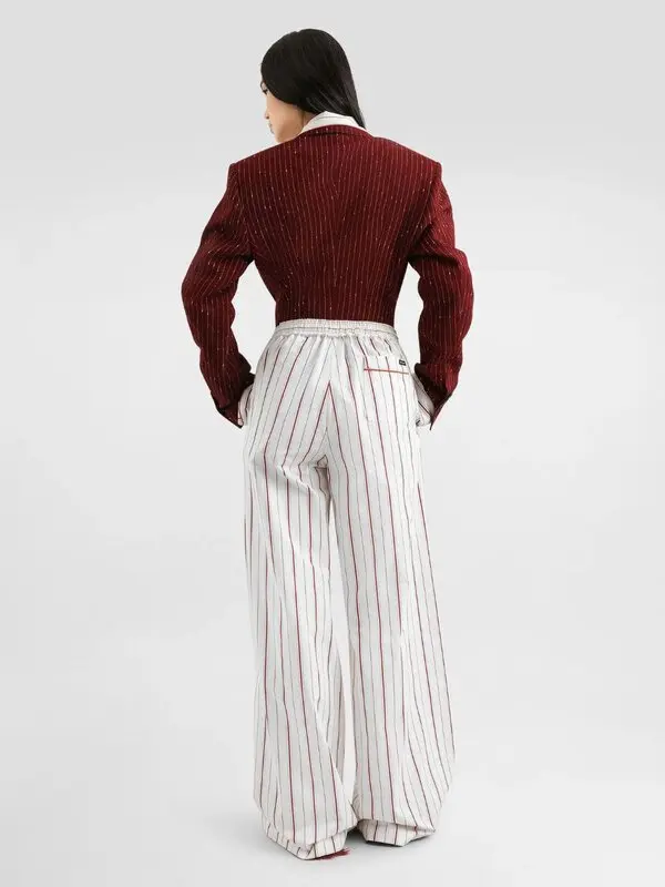 Dolce & Gabbana Pinstriped Double-breasted Jacket - Red