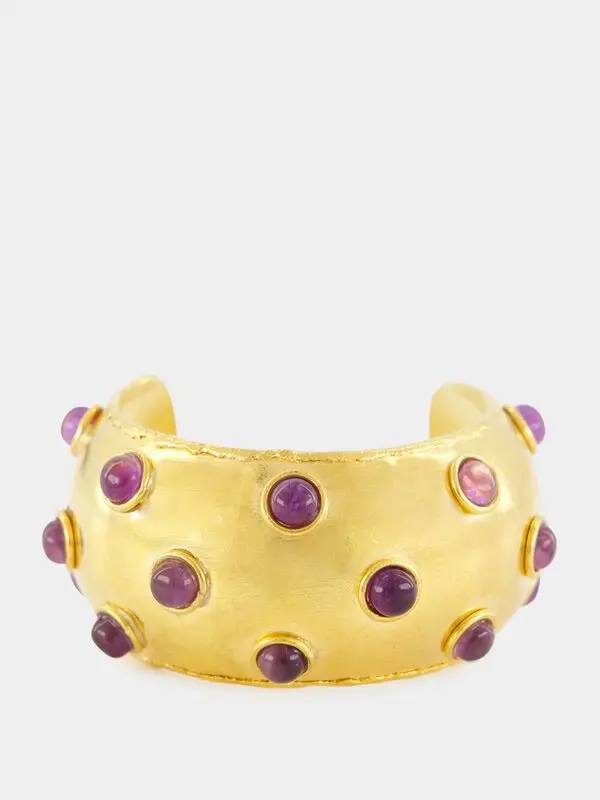 Sylvia Toledano Dune Amethyst Cuff - Gold