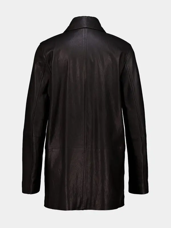 Auralee Textured Lamb Leather Blouson