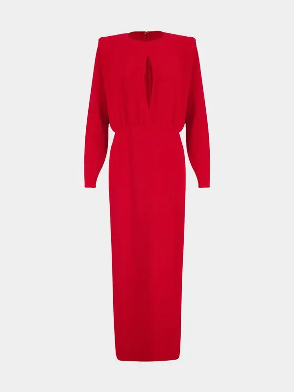 Valentino Garavani Paris Cady Couture Dress - Red