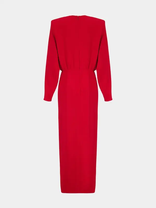 Valentino Garavani Paris Cady Couture Dress - Red