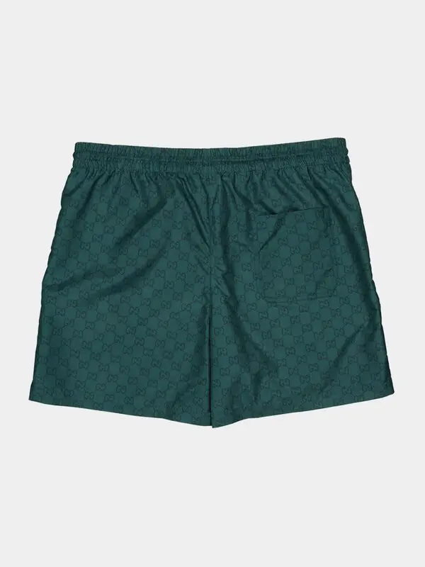Gucci Gg Monogram Nylon Swim Shorts