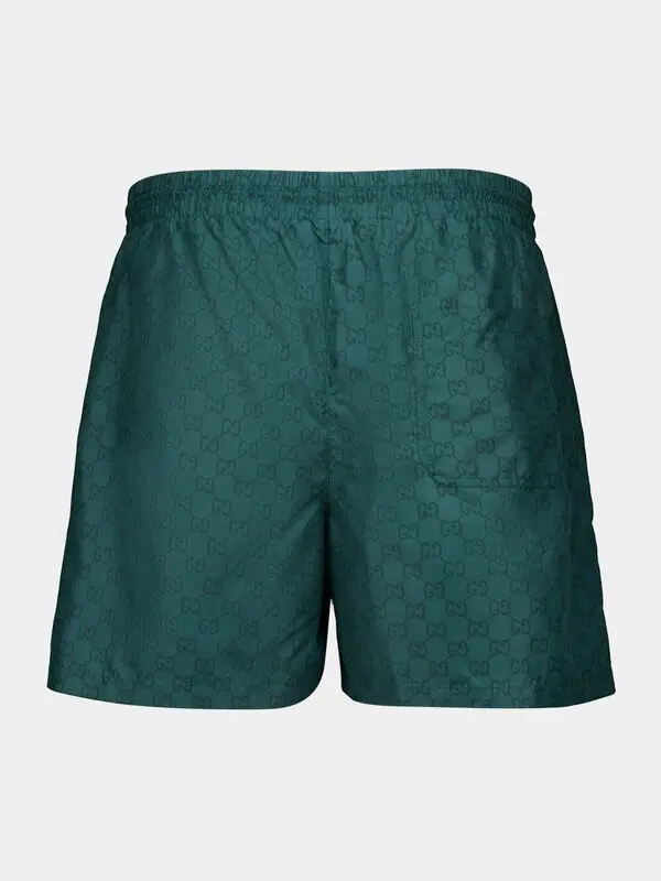 Gucci Gg Monogram Nylon Swim Shorts