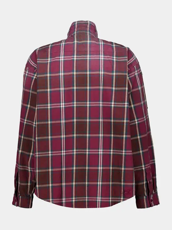 Balenciaga Checked Zip-up Shirt