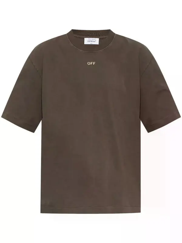 Off-White Martyrdom Arrow Skate S/s Tee Vintage Mo - Brown
