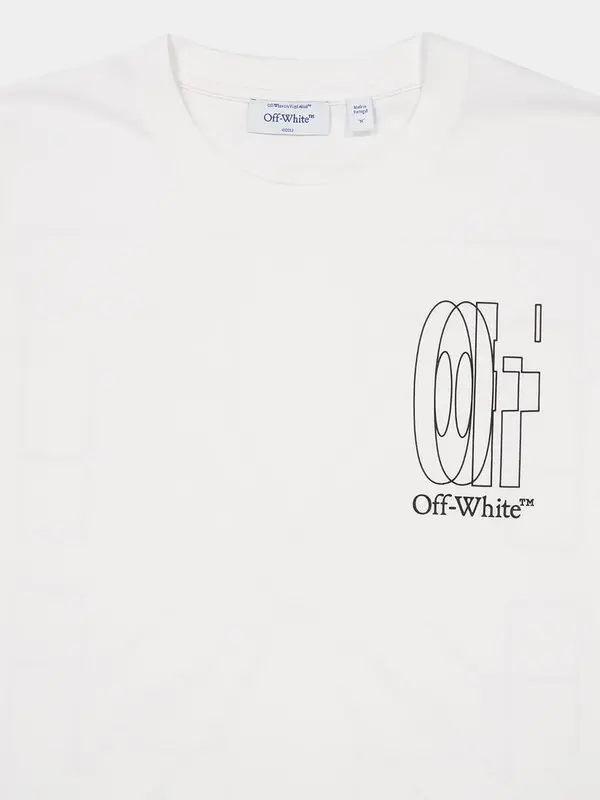 Off-White Outline Arrow Slim Cotton T-shirt