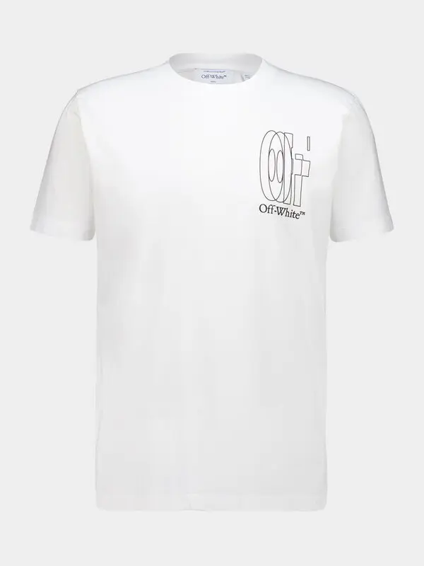 Off-White Outline Arrow Slim Cotton T-shirt