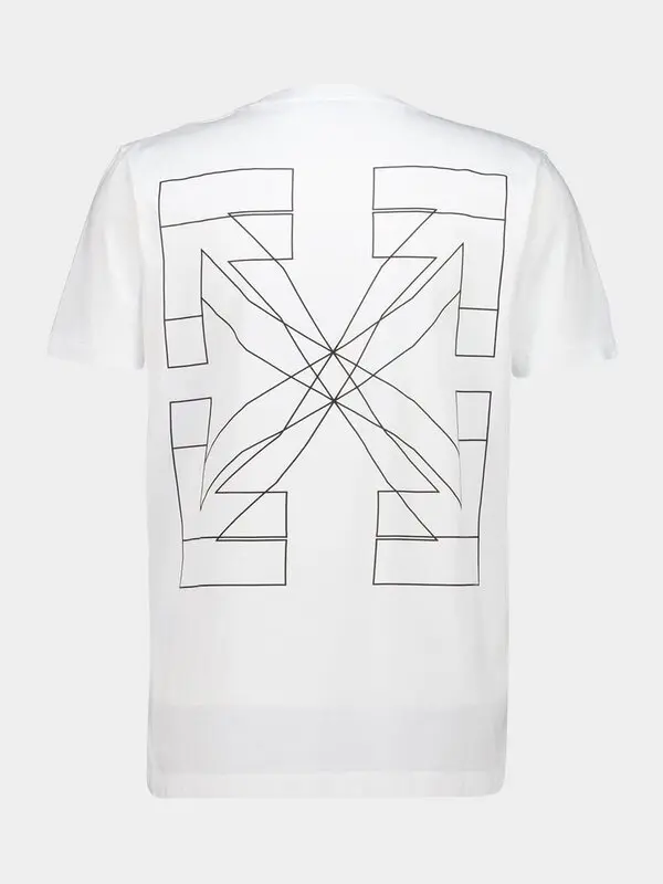 Off-White Outline Arrow Slim Cotton T-shirt