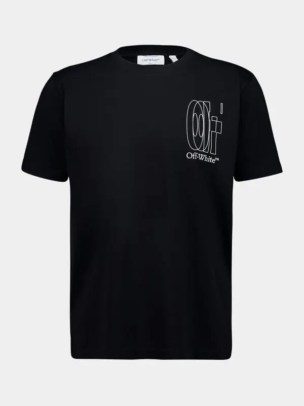Off-White Outline Arrow Slim Cotton T-shirt