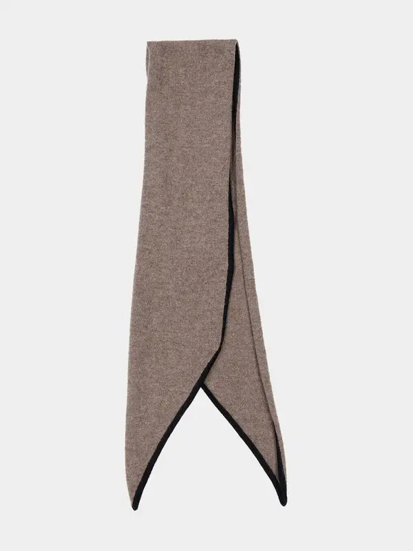 LISA YANG Truffle Cashmere Chelsea Scarf - Brown