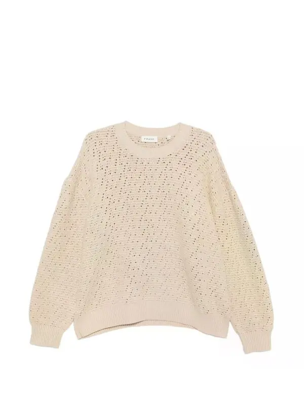FRAME Openwork Sweater