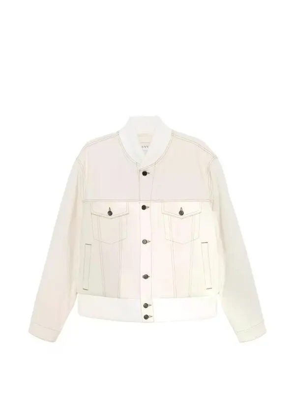 LANVIN Button-up Bomber Jacket