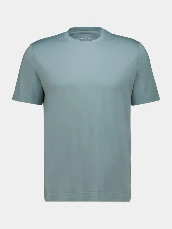 Fedeli Knitted Cotton T-shirt