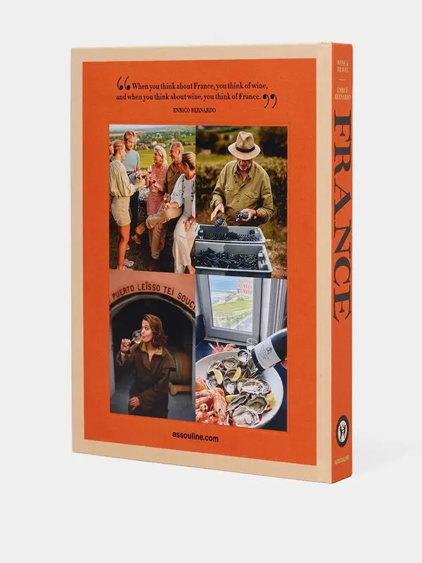 Assouline Wine & Travel France - Orange