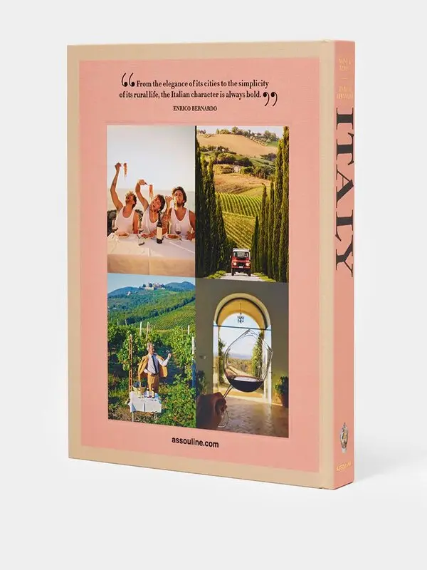 Assouline Wine & Travel Italy - Orange