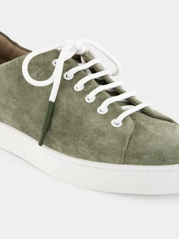 Manolo Blahnik Semanado Lace-up Sneakers - Grey