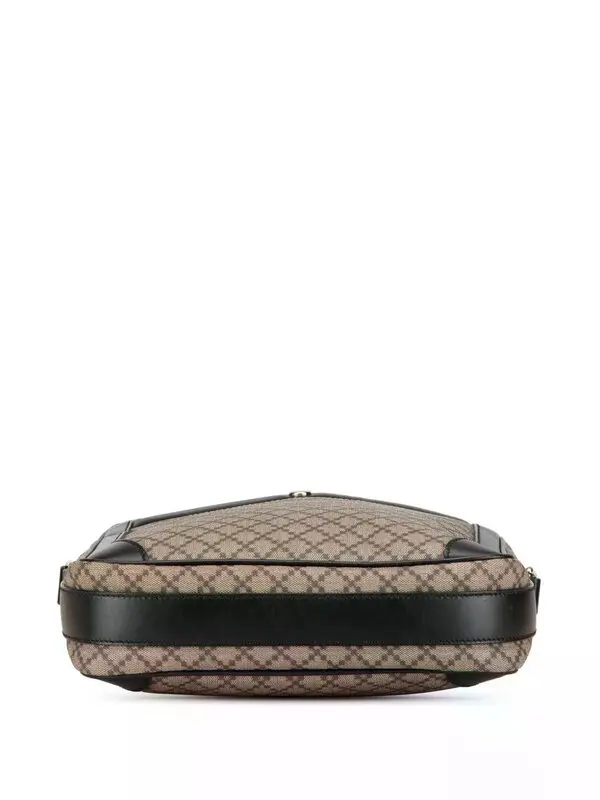 Gucci Diamante Coated Canvas Zip Crossbody Bag