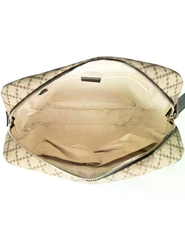 Gucci Diamante Coated Canvas Zip Crossbody Bag