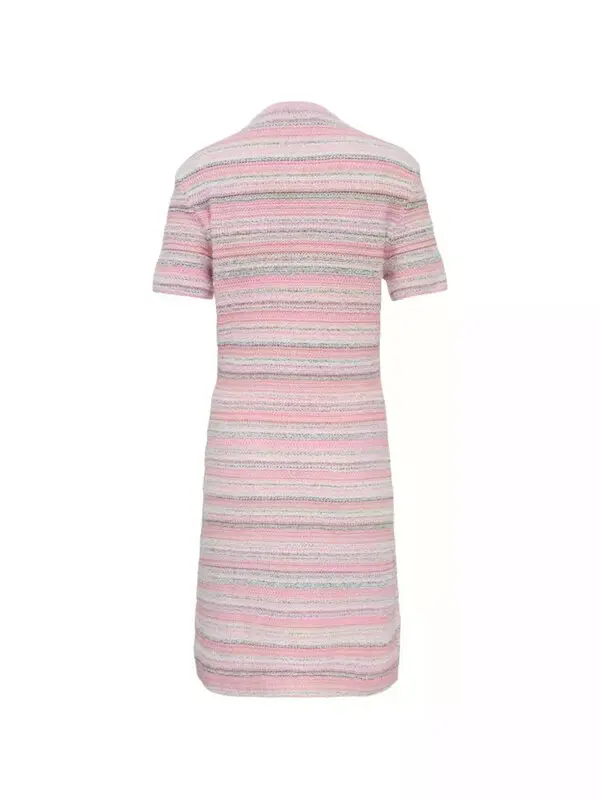 SELF-PORTRAIT Textured Knit Mini Dress