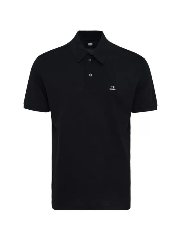 C.P. COMPANY Piqué-weave Short-sleeve Polo Shirt
