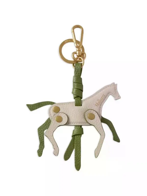 Mulberry Horse-shaped Keyring - Neutrals