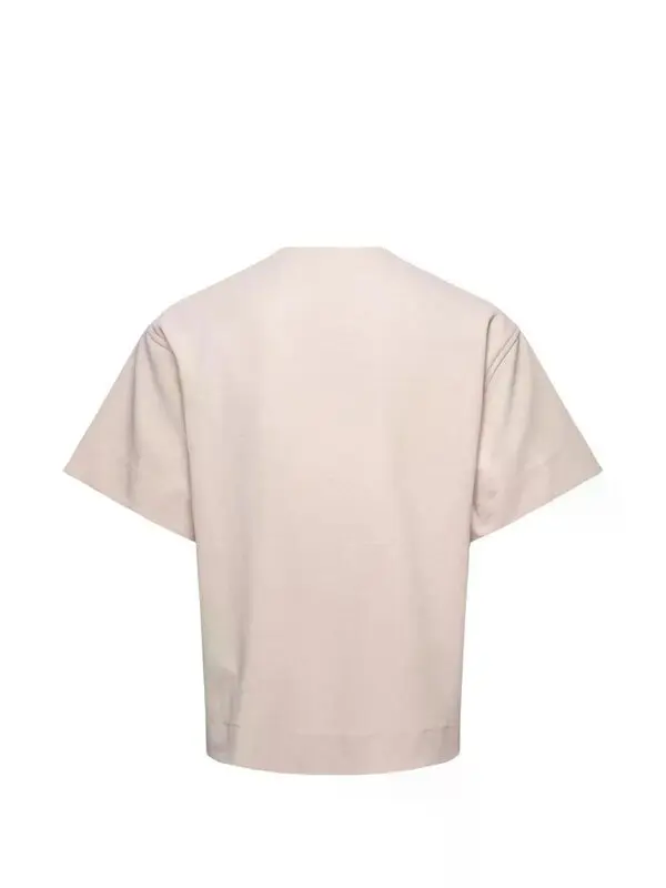 JIL SANDER Embroidered-detail Cotton T-shirt
