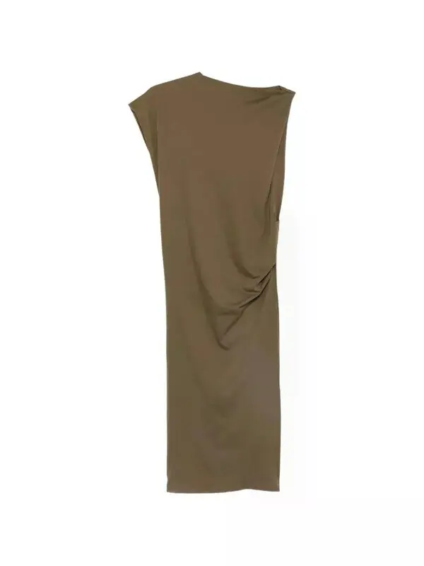 Jacquemus La Robe Draped Midi Dress