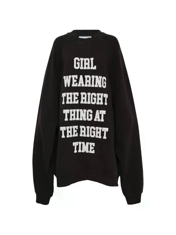 Vaquera Slogan-print Sweatshirt