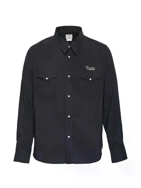 Visvim Four Corners Long-sleeve Shirt - Black