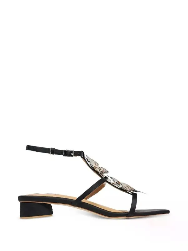PACE Cherie Floral-appliqué Sandals