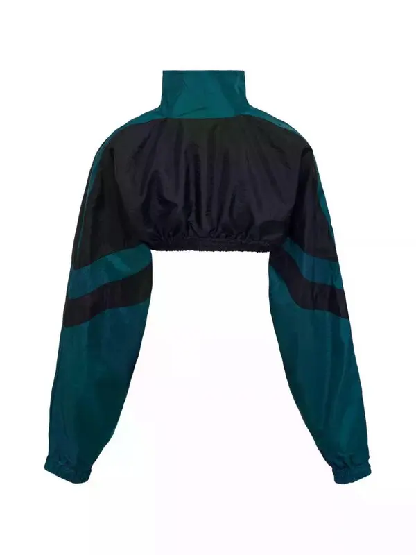 Vaquera Cropped Striped Windbreaker