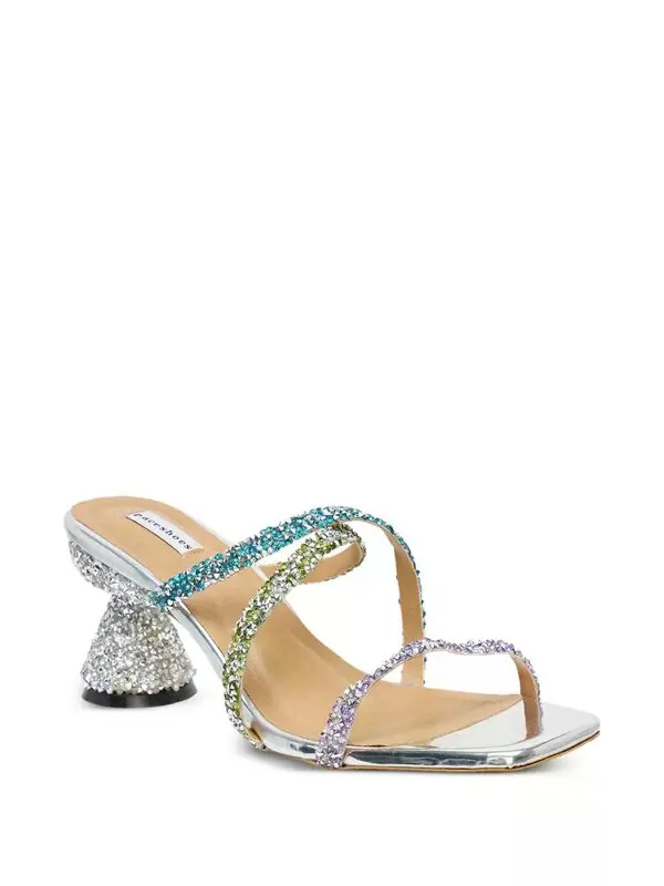 PACE Embellished Sandals - Silver