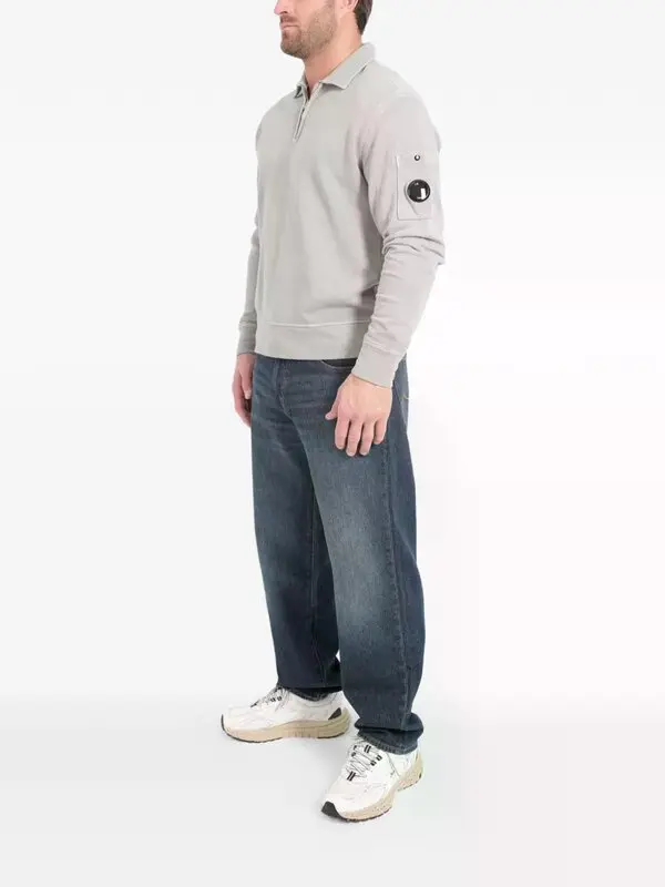 C.P. COMPANY Zip Polo Sweatshirt