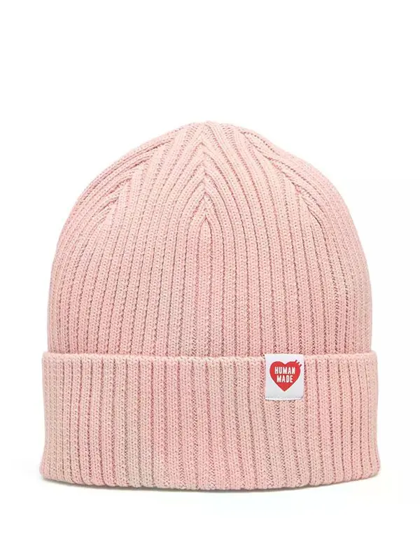 HUMAN MADE Ribbed Beanie - Pink