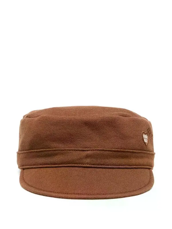 HUMAN MADE Heart Appliqué Military Cap - Brown
