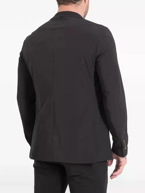 RRD Buttoned Notch Lapel Jacket - Black