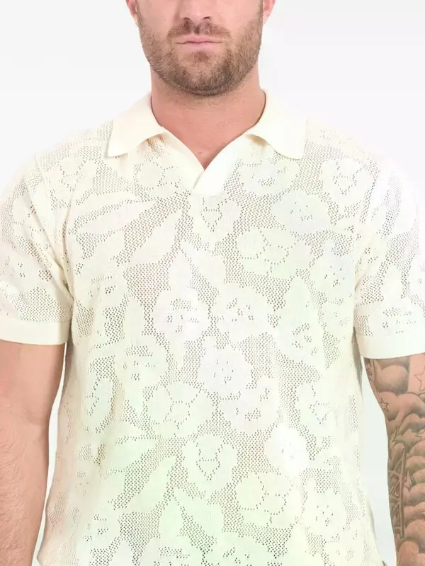 Nn07 Ryan Floral Open T-shirt - Neutrals