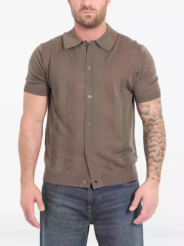 Nn07 Thor Button Pattern Shirt