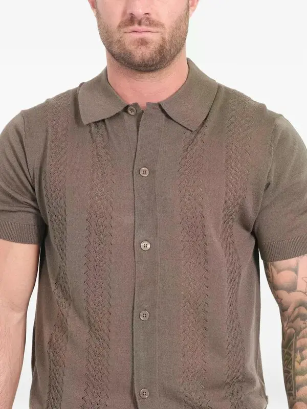 Nn07 Thor Button Pattern Shirt
