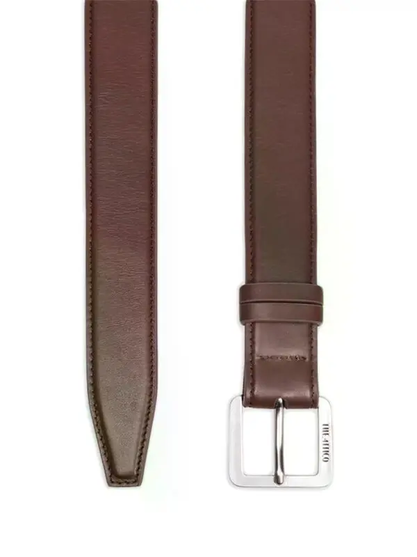 Attico Logo Buckle Belt - Brown
