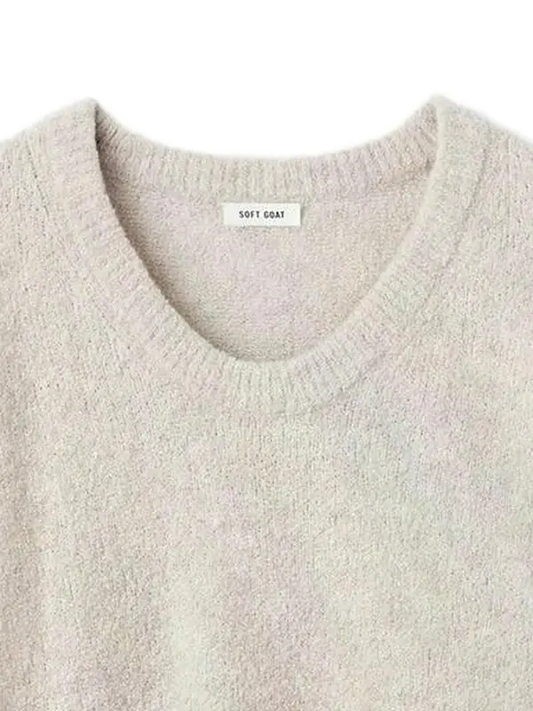 Soft Goat V-neck Sweater