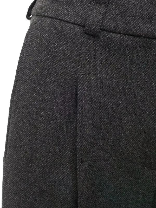 Peserico Pleated Wide Leg Trousers - Grey