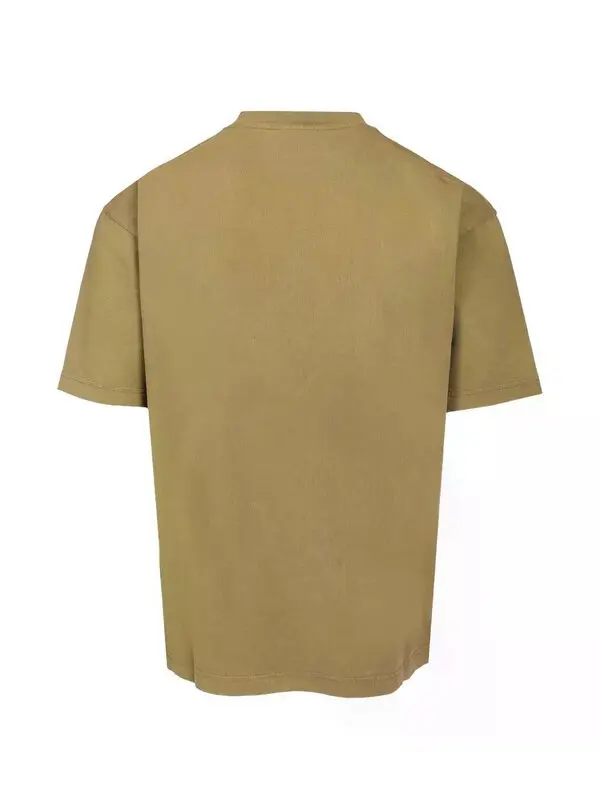 Drole De Monsieur Embroidered Logo Detail T-shirt - Green