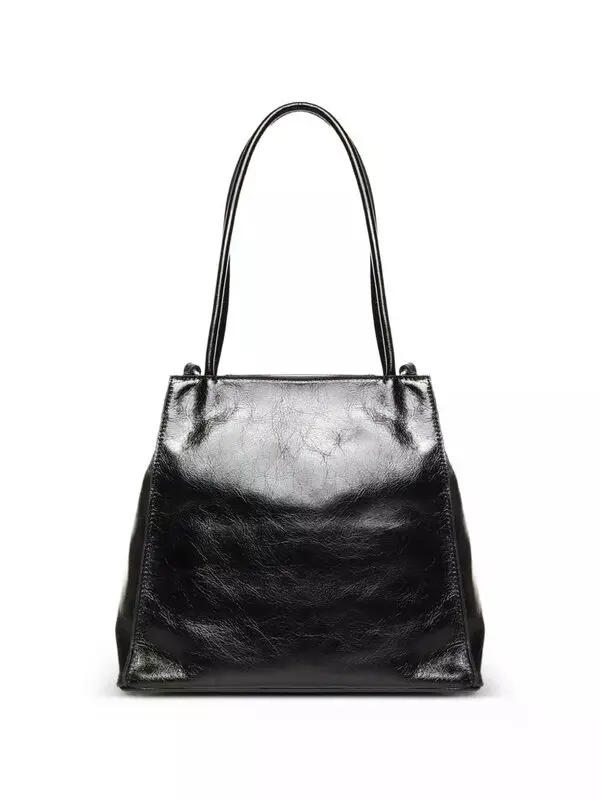 BIASIA Leather Tote Bag - Black
