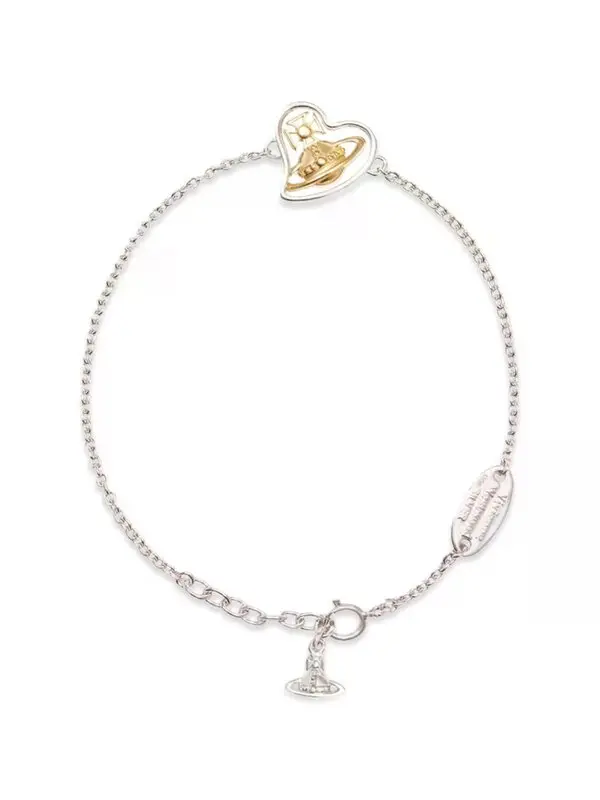 VIVIENNE WESTWOOD Faye Heart-orb Bracelet - Silver