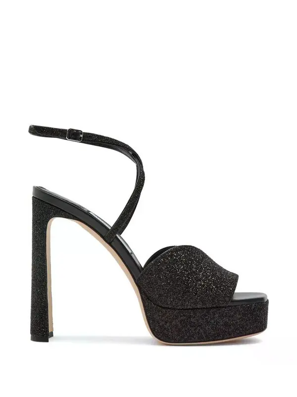 JIMMY CHOO Karli Heeled Sandals - Black