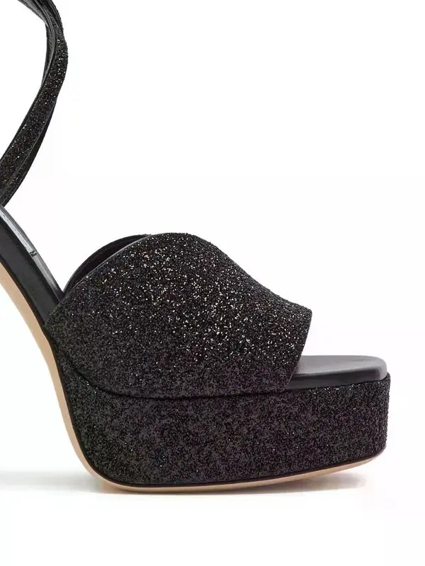 JIMMY CHOO Karli Heeled Sandals - Black