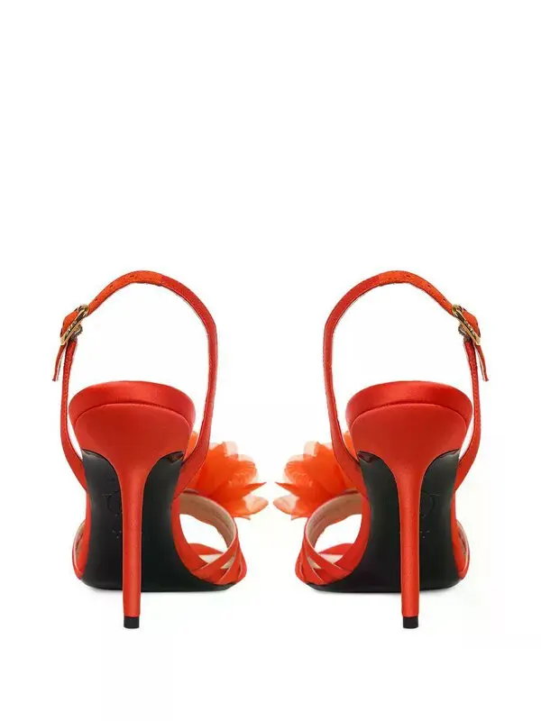 GINISSIMA Julia Heeled Sandals - Orange