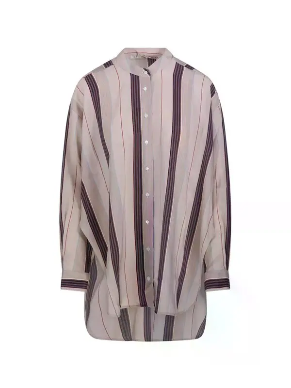 MR.MRS SHIRT Striped Button-fastening Shirt