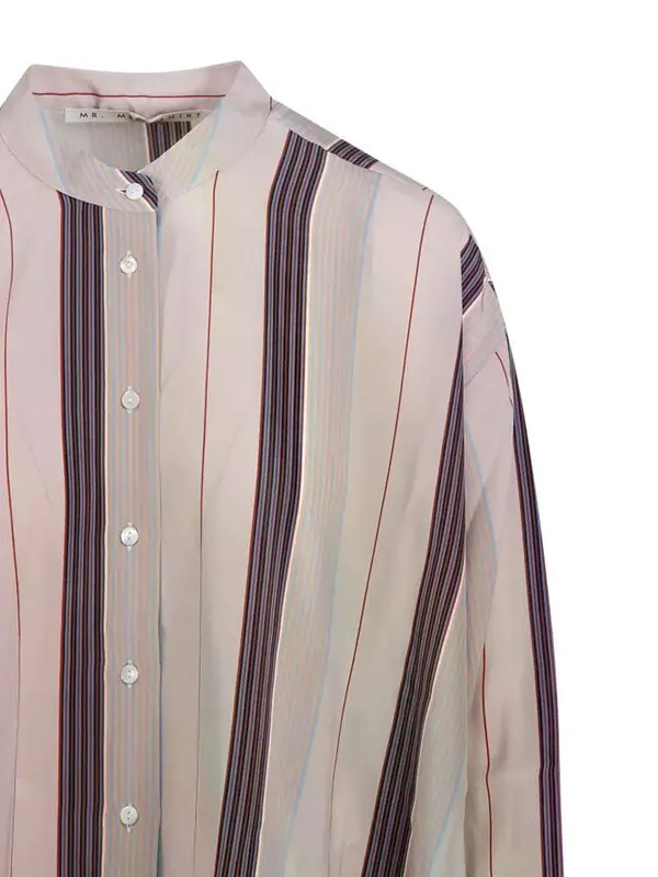 MR.MRS SHIRT Striped Button-fastening Shirt